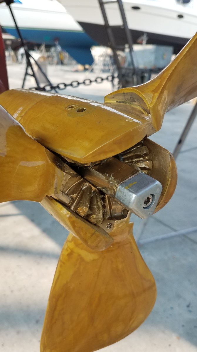 Gori Prop and Cutlass Bearing – Cruising Logbook